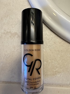 Celesty Golden Rose GR Total Cover 2 in 1 Foundation & Concealer Honey 14 SPF 15 | eBay