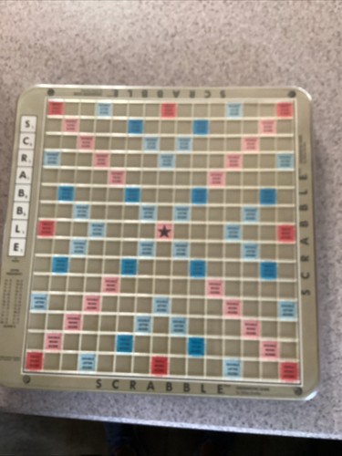 Scrabble Deluxe REPLACEMENT BOARD ONLY Rotating Raised Turntable | eBay