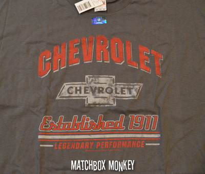 Chevy Chevrolet Established 1911 T-Shirt Officially Licensed Americana ...