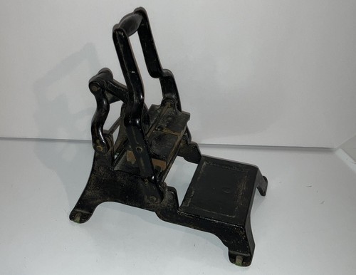 Antique Miniature Letterpress Baltimore "Fulton" Printing Press Black ...