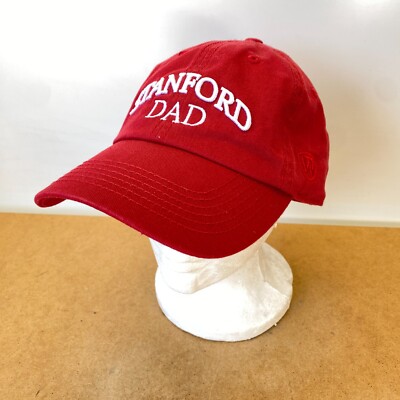 Vintage Stanford Dad Strapback Dad Hat Maroon Red Top of the World FAST ...
