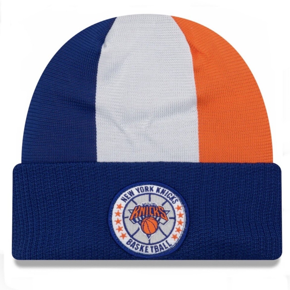 New Era New York Knicks NBA Winter Hat Cap Beanie Toboggan Tip Off ...