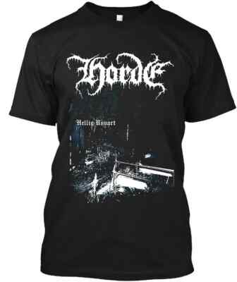 Horde Hellig Usvart Australian Black Metal Band Music T-Shirt S-5XL ...