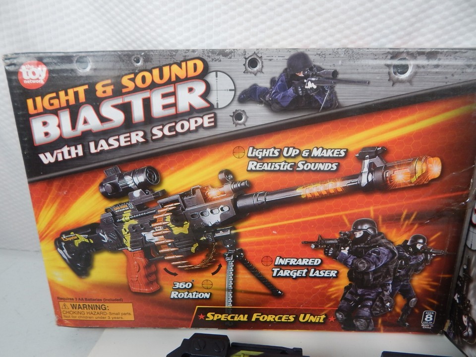 TOY NETWORK Light & Sound Blaster TOY gun Lot of 2 | eBay