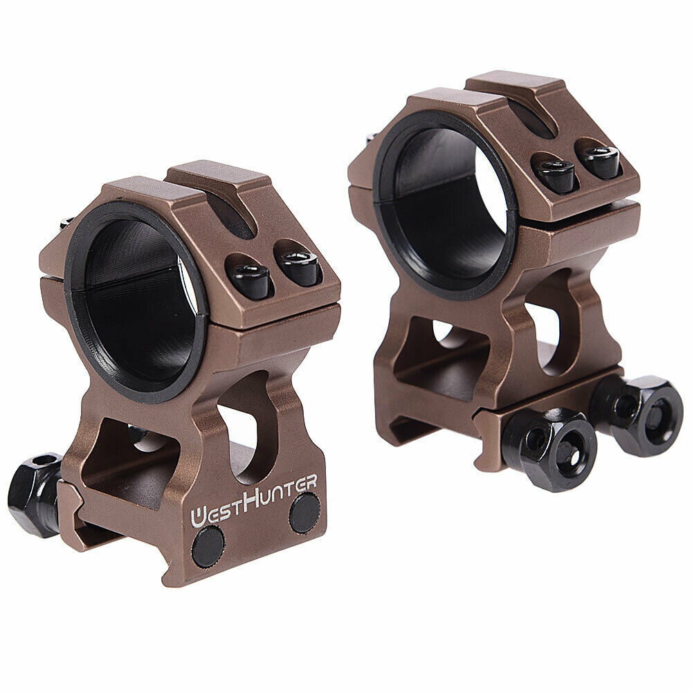 WestHunter 11mm/20mm Adjustable Scope Mount Rings 1" 30mm Optical Sight ...
