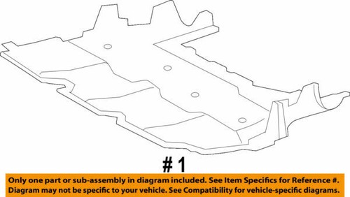 51440-50040 Toyota Cover, engine under, no.1 5144050040, New Genuine ...