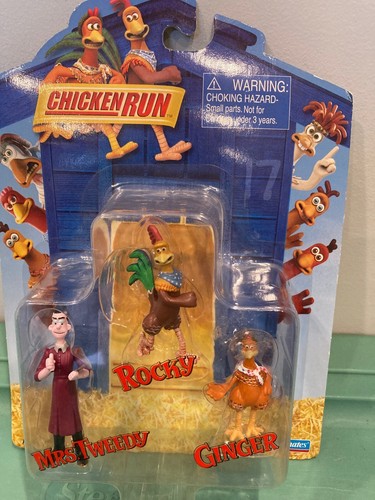 Chicken Run Figures Rocky, Ginger , & Mrs. Tweedy | eBay