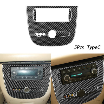 Carbon Fiber Rear CD Control Panel Trim For Silverado Sierra Tahoe 2007 ...