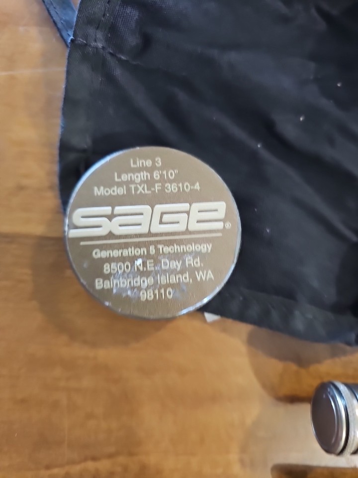 Sage TXL-F 6'10" 3wt Fly Rod | eBay