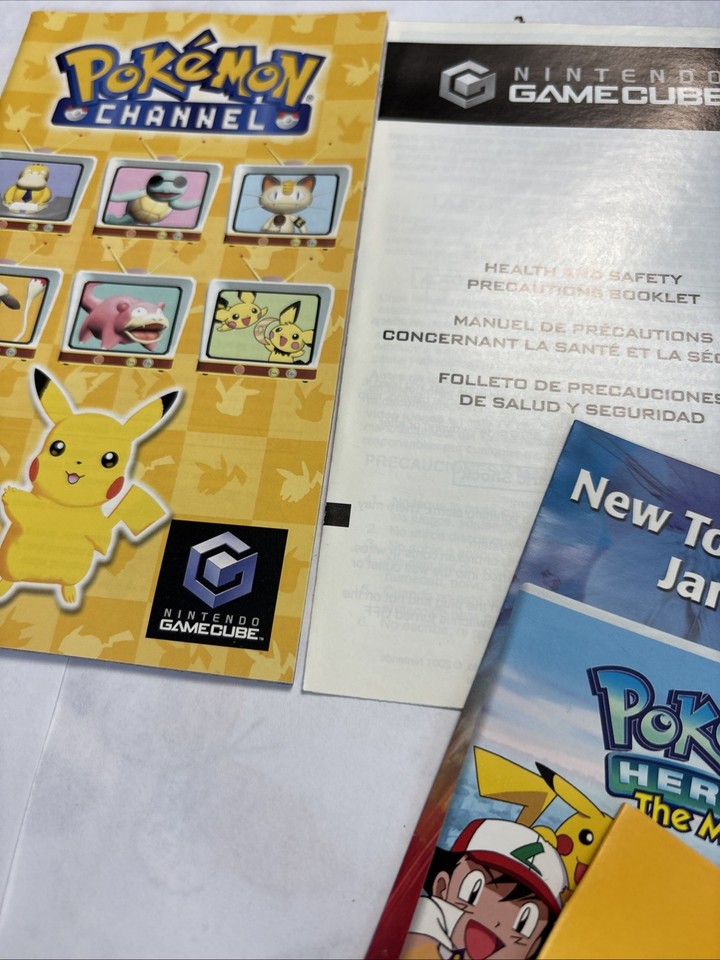 Pokemon Channel Nintendo Gamecube, Authentic, Tested, Working W/ Manual ...