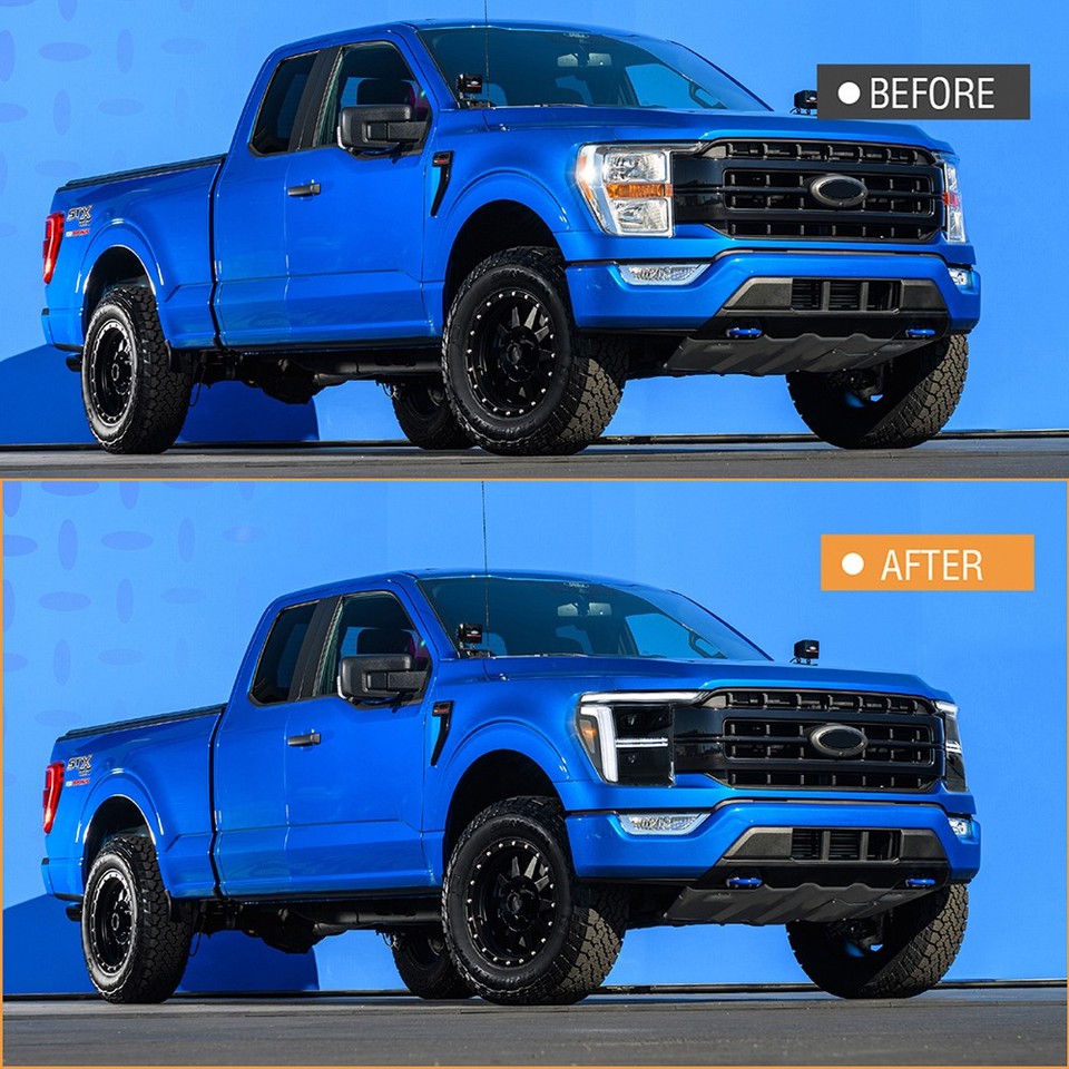 FULL LED Headlights For 2021 2022 2023 Ford F150 F-150 Headlamps ...