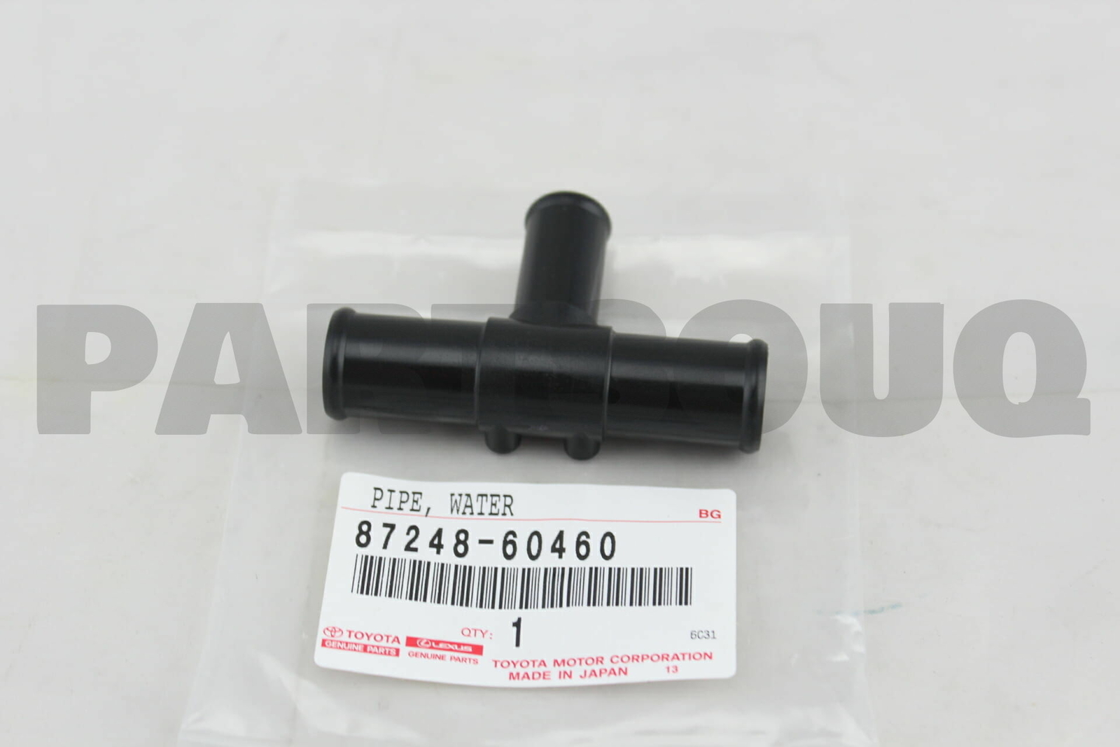 8724860460 Genuine Toyota CONNECTOR, HEATER WATER HOSE 87248-60460 | eBay