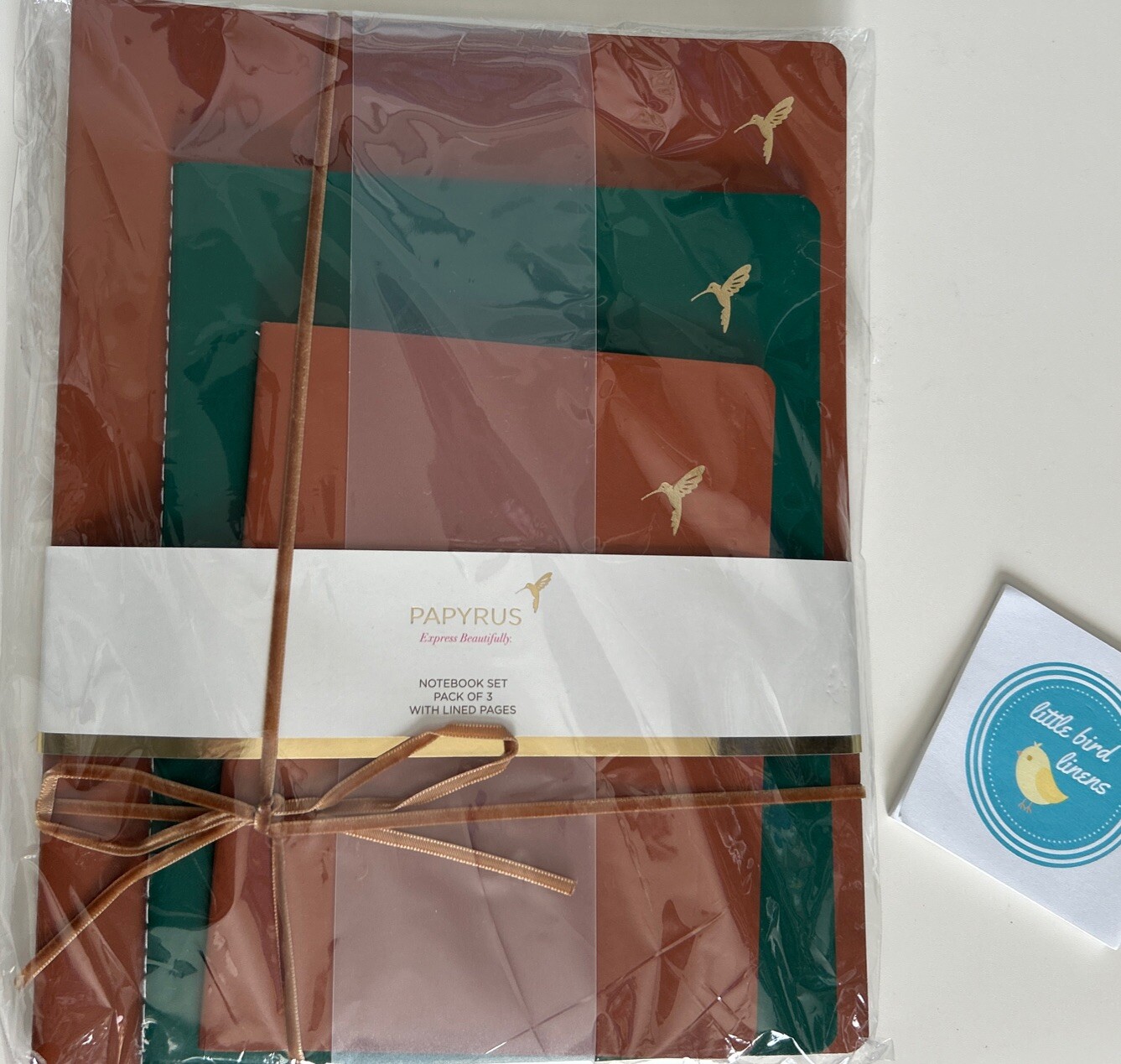 Papyrus “Express Beautifully” Notebook Set Pack of Three. Lined Pages ...