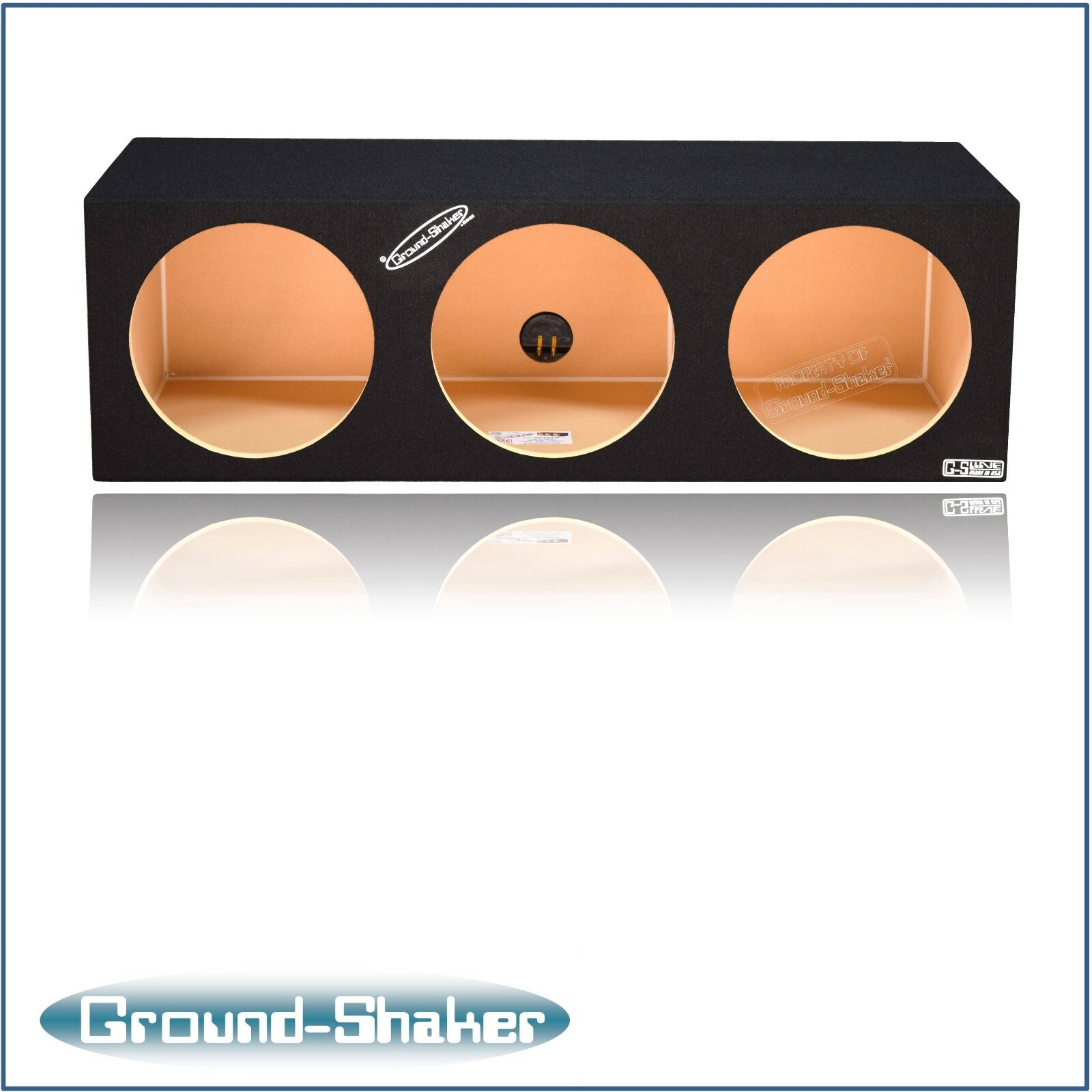 12" Triple Sealed Sub Box Subwoofer Enclosure Ground Shaker 12" Speaker ...