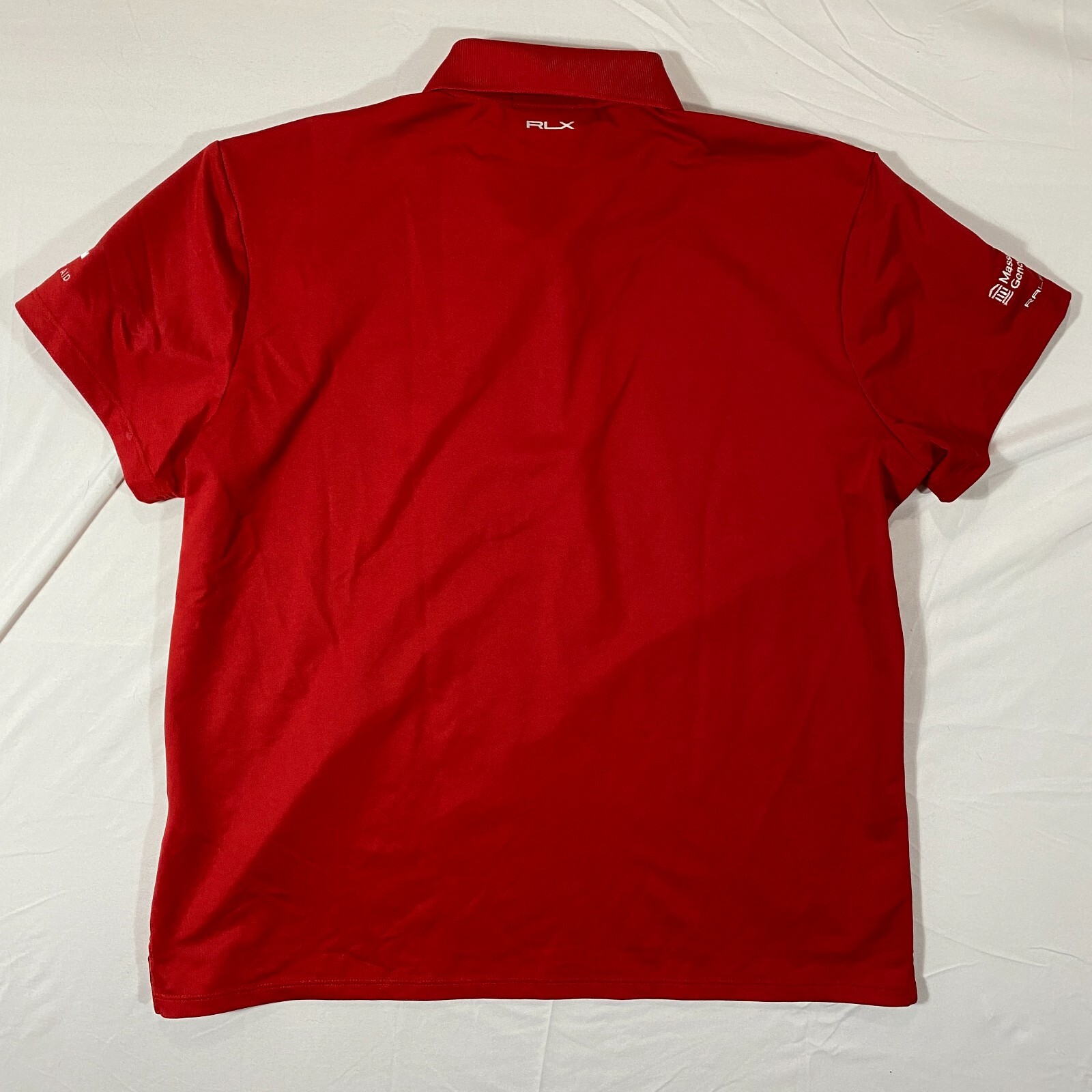 Ralph Lauren RLX Golf Polo Shirt Shirt SIZE Large Red… - Gem