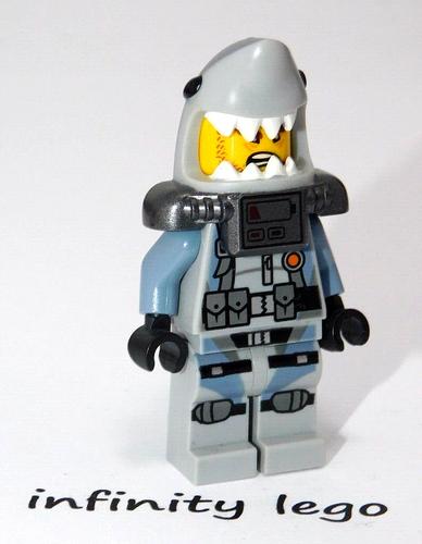 LEGO Great White Shark Army Thug Minifigure with Air tanks Ninjago ...
