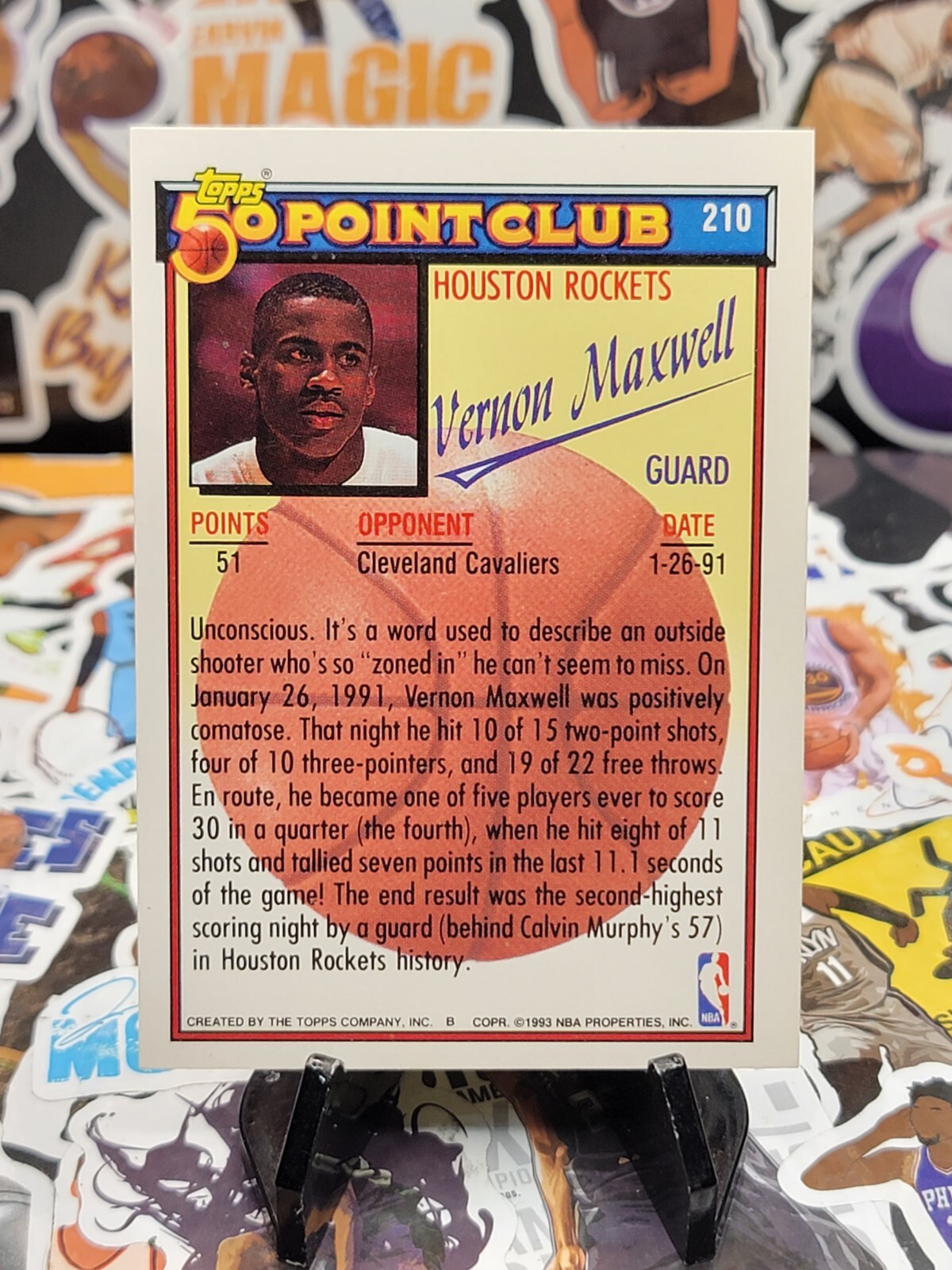 1992-93 Topps - Gold #210 Vernon Maxwell for sale online | eBay