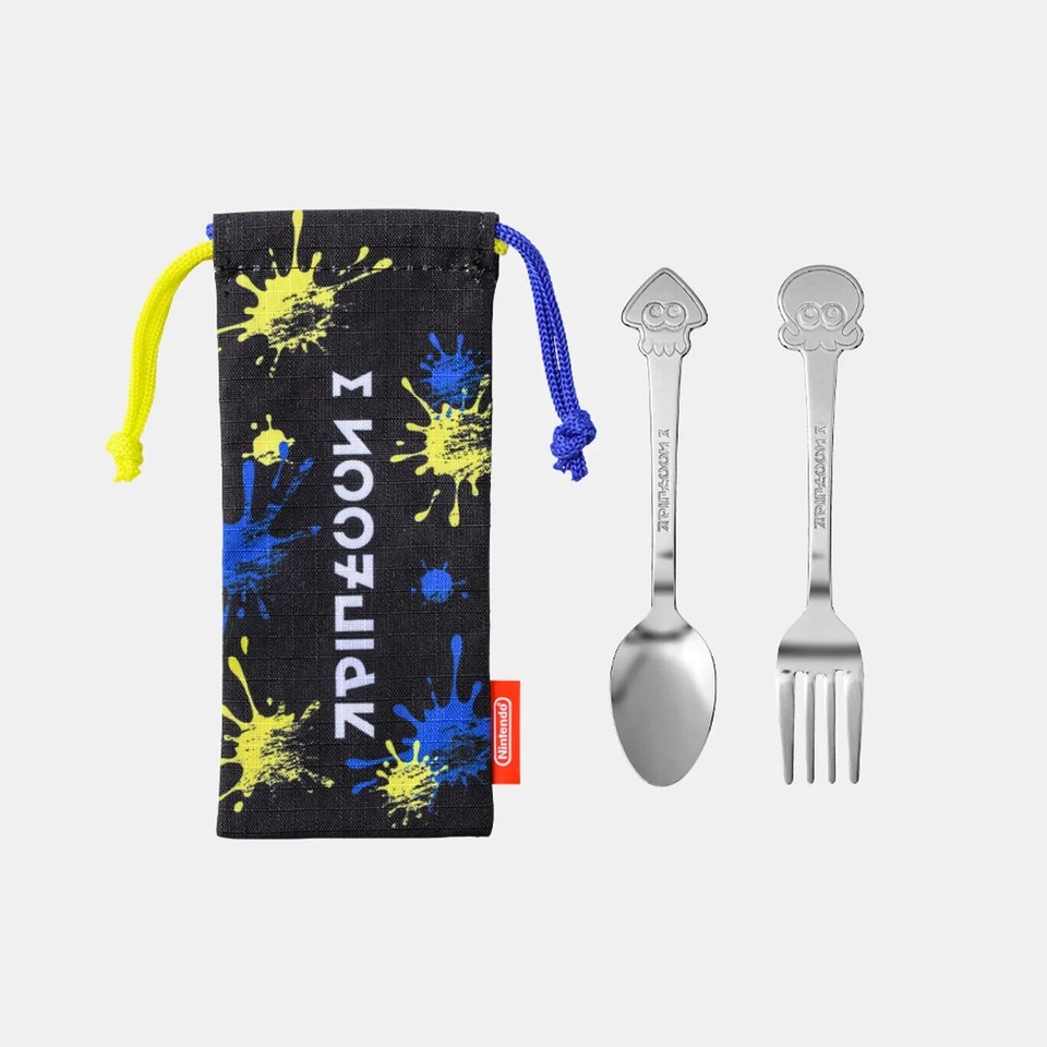 Splatoon 3 Cutlery set Squid Octopus Spoon & Folk Nintendo Store Japan ...