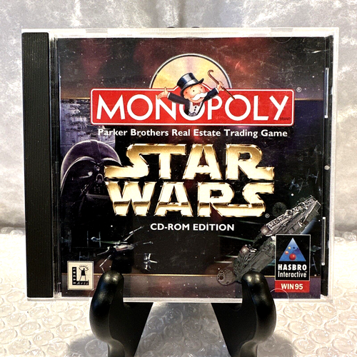 Hasbro Monopoly Star Wars CD Rom Edition 99075 Windows 95 PC Game MINT ...