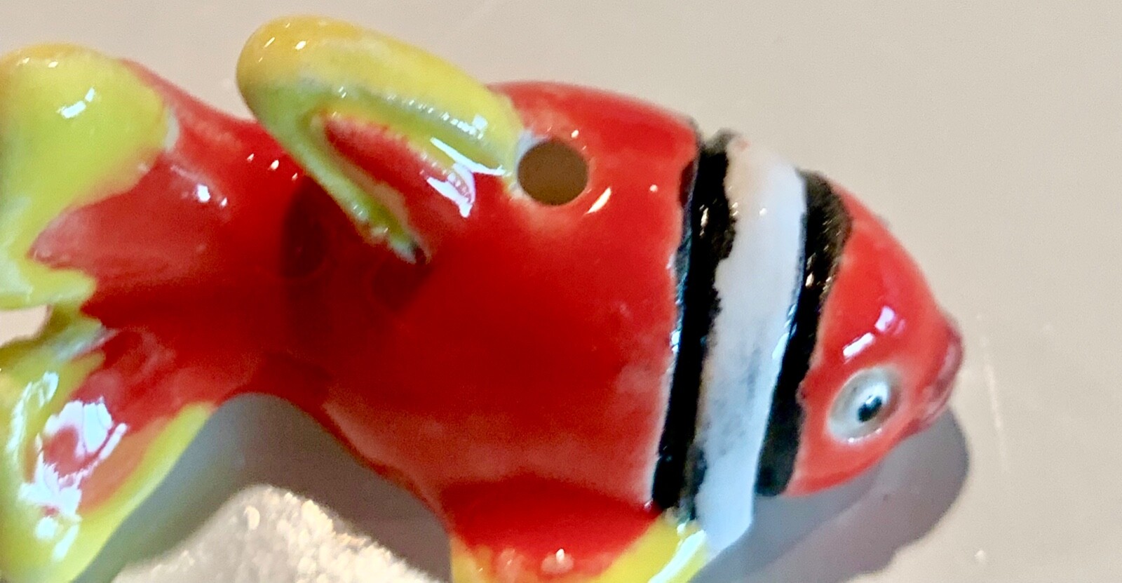 Mini Clown Fish Ceramic Clay Handmade Peruvian Art Sculpture | eBay