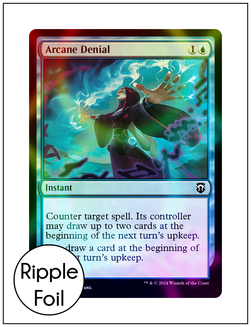 1x Arcane Denial, Ripple Foil, Modern Horizons 3 Commander, MTG NM | eBay