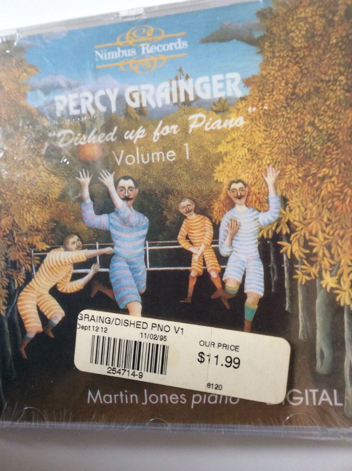 Percy Grainger Dished Up For Piano Vol 1 Martin Jones Nimbus Records CD ...