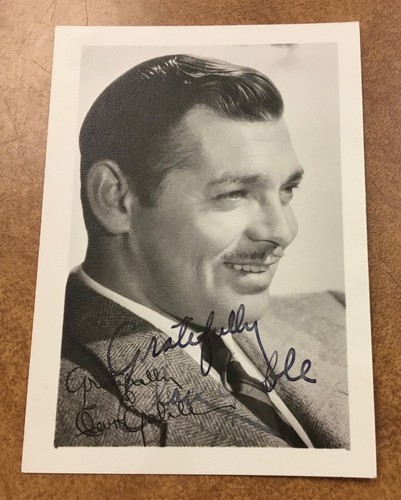 Clark Gable Autograph Vintage Signed Real Photo Photograph | eBay