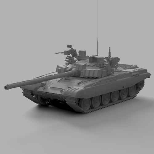 3D Printed 1/72/87/144 Czech T-72M4CZ Main Battle Tank Unpainted Model ...