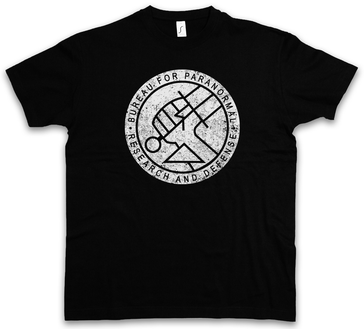 BUREAU FOR PARANORMAL RESEARCH AND DEFENSE BPRD T-SHIRT - Logo Hellboy ...