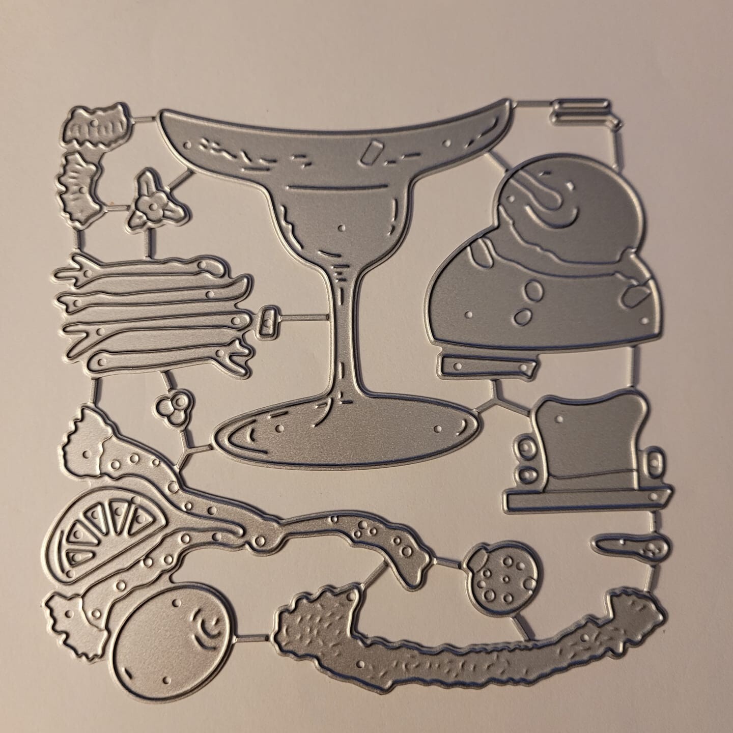 Snowman in a Glass Metal Cutting Die Card Making Scrapbooking Crafts ...