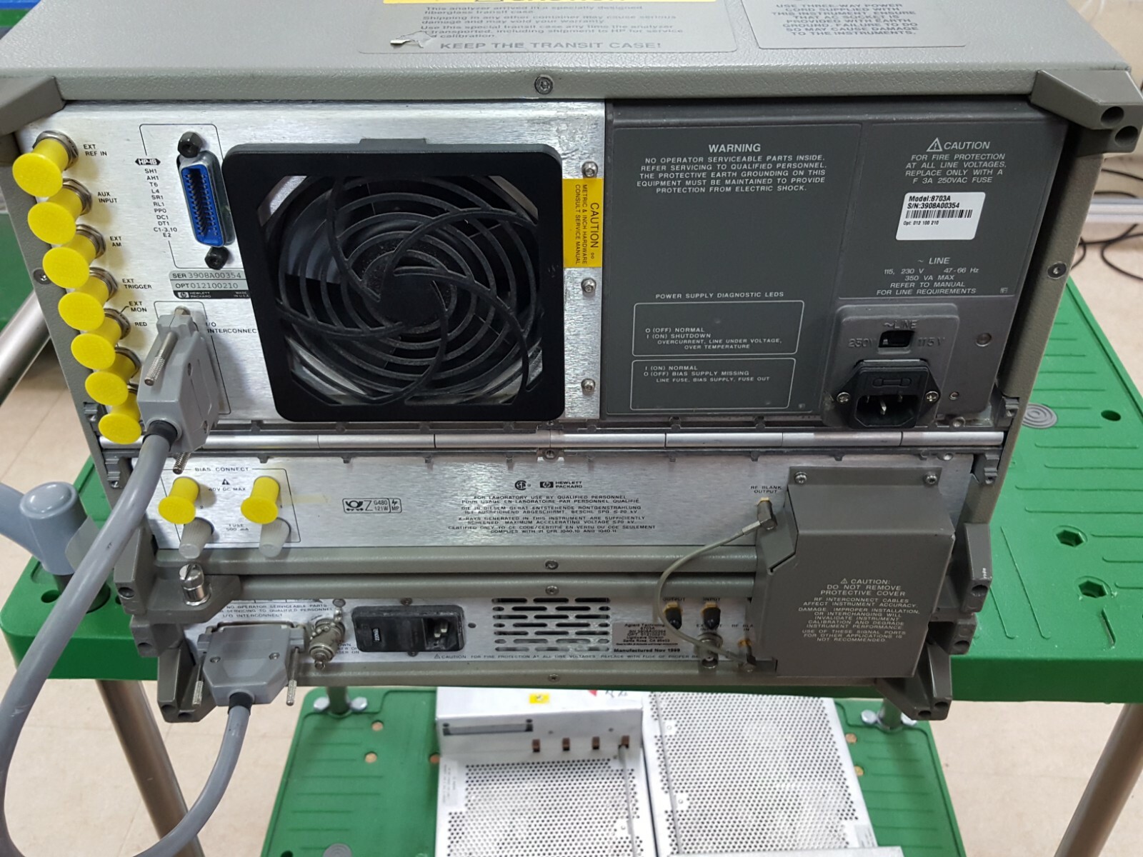 Agilent HP Keysight 8703A Lightwave Component Analyzer With Options 012 ...