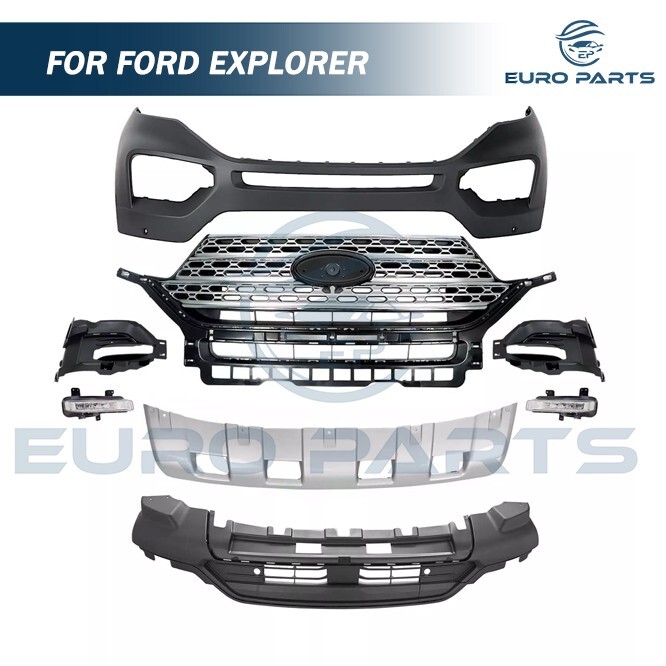 For 2020 2021 2022 Ford Explorer Front Bumper Body Complete Kit w/ Fog ...