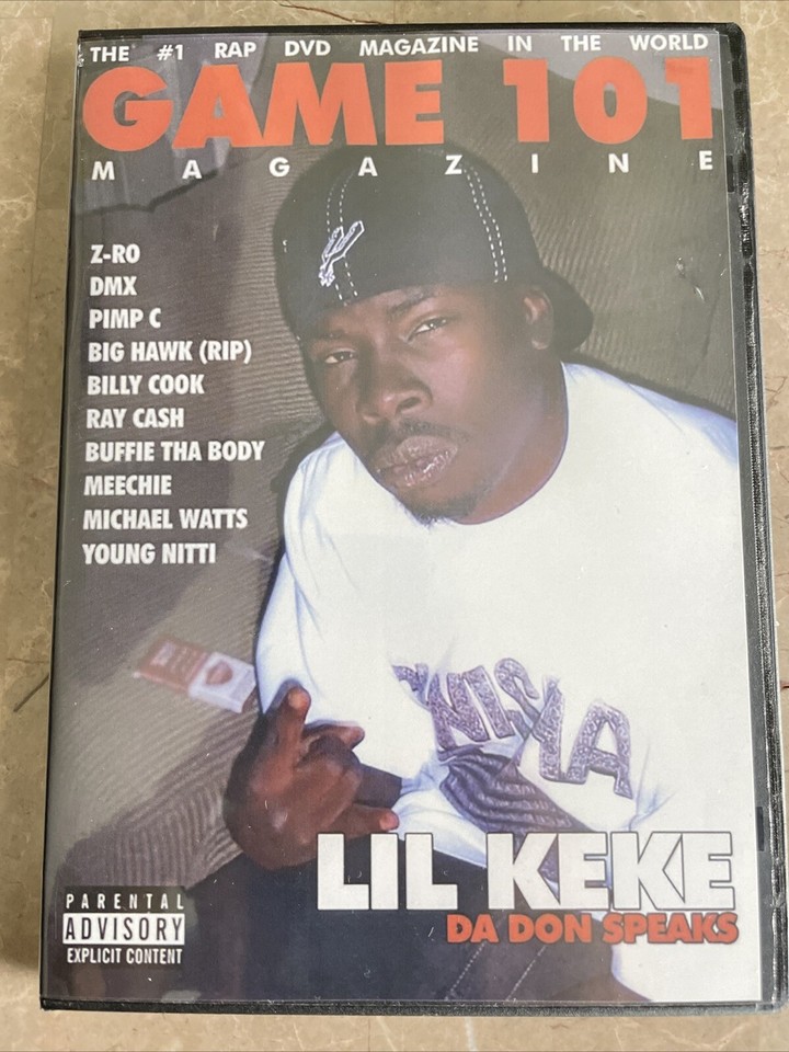 RARE • DVD Game 101 “Trae / Lil Keke” dj screw ugk z-ro hawk billy cook ...