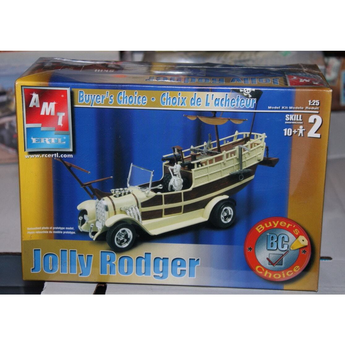 AMT Jolly Rodger 1/25 Scale Ertl Plastic Model Kit New Sealed Box (A ...