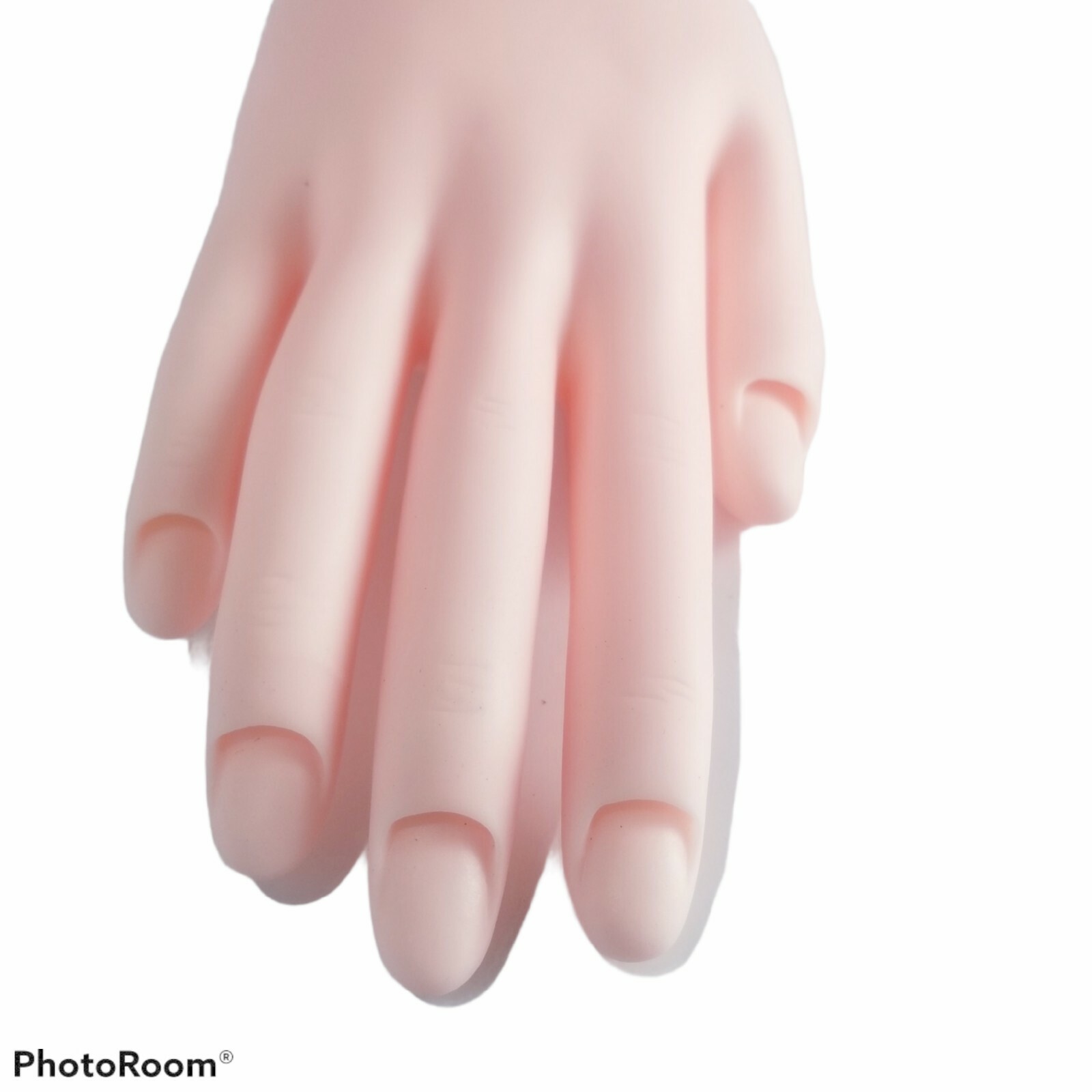 Premier Soft Hand Nail Art Training Hand with Transparent Nails ...