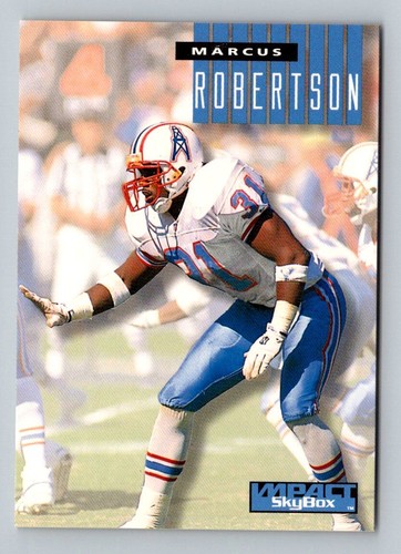 1994 SkyBox Impact #107 Marcus Robertson Houston Oilers Football Card ...