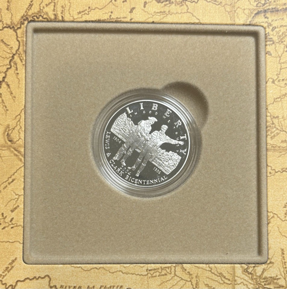 2004 UNITED STATES MINT LEWIS & CLARK COIN & POUCH SET OGP | eBay