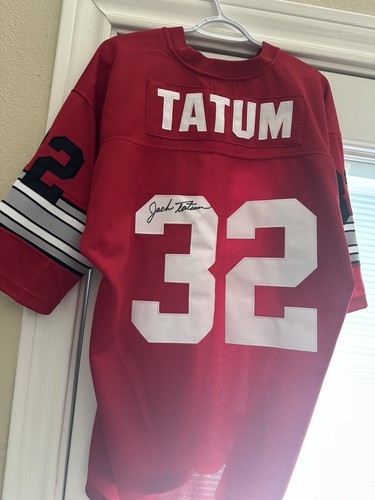 JACK TATUM OHIO STATE BUCKEYES GAI/COA SIGNED OFFICIAL LICENSED RUSSELL ...