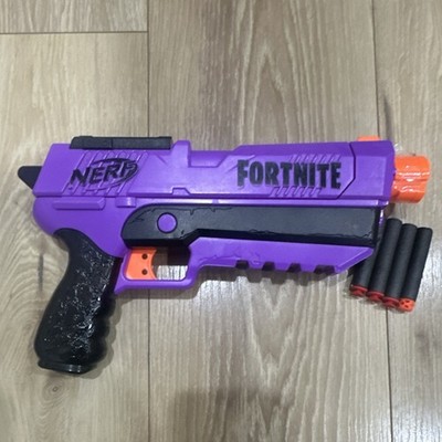 NERF Fortnite Purple Dart Gun with 3 Foam Darts for Ages 8-11 Years | eBay