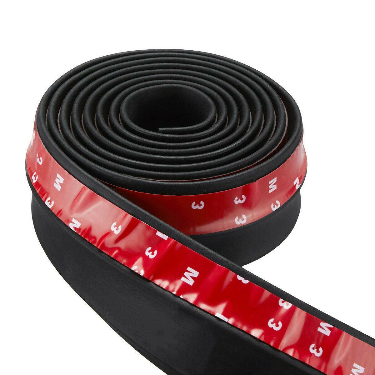 Universal Car Lip Skirt Protector Rubber Splitter Front Bumper Spoiler ...