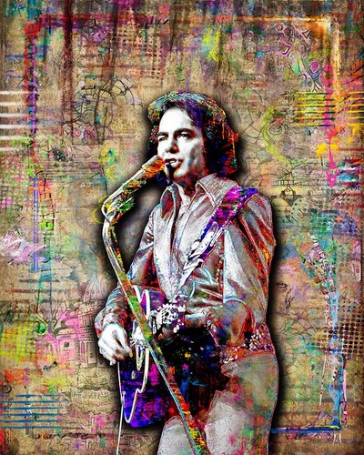 NEIL DIAMOND Music 16x20in Pop Art Poster Neil Diamond Print Free ...