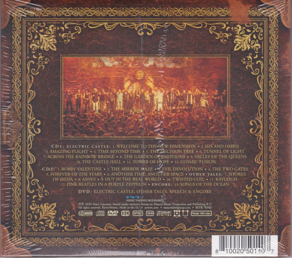 Ayreon 2020 2CD/DVD - Electric Castle Live And Other Tales (Digipak) - Sealed | eBay