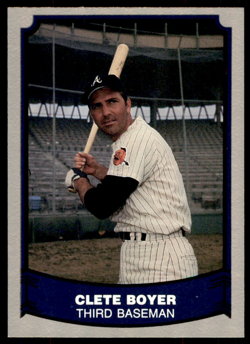 1988 PACIFIC LEGENDS I #13 CLETE BOYER ATLANTA BRAVES | eBay