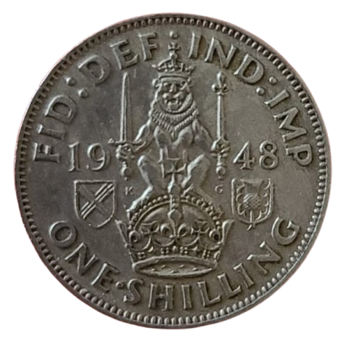 UK 1 Shilling 1948 George VI Scottish Crest KM#864 Coin Britain | eBay