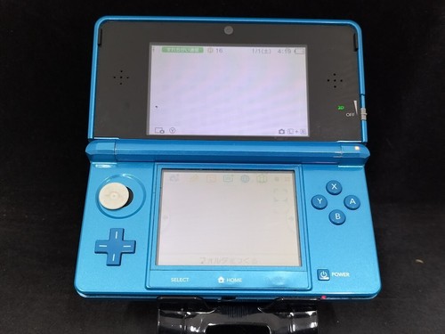 L223 Ship Free Nintendo 3DS console Aqua Blue Japan x | eBay