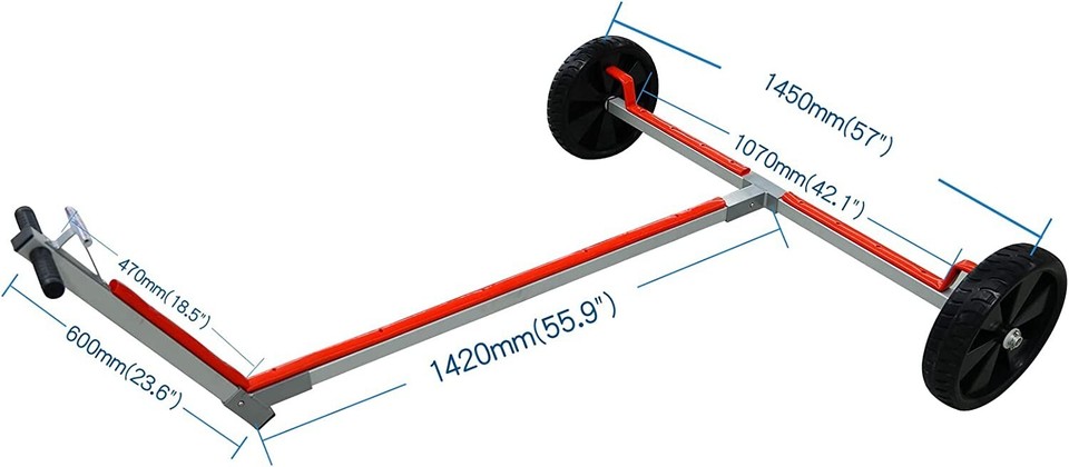 BRIS Boat Dolly for Optimist Sailboat with Wheels | eBay