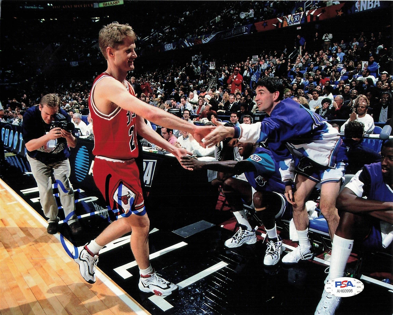 Steve Kerr signed 8x10 photo PSA/DNA Chicago Bulls Autographed | eBay