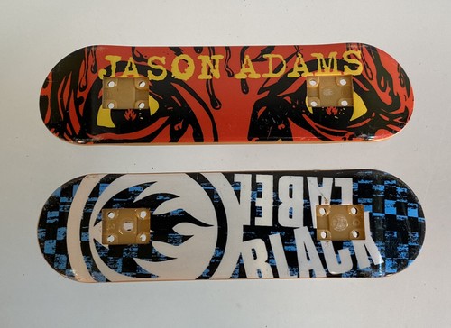 Vintage Tech Deck Lot Of 2x Black Label Jason Adams Eyes Fingerboard ...