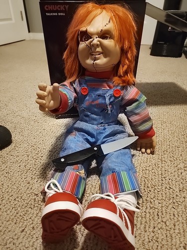 2 Ft Talking Animated Chucky Doll Spirit Halloween OPEN BOX W/ Movie ...