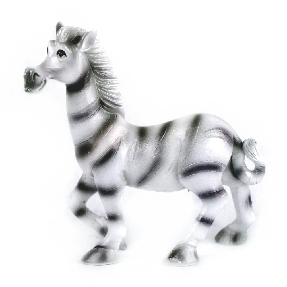 FAIRY GARDEN FUN Zebra Zoo Circus Animal Dollhouse Africa Figurine ...